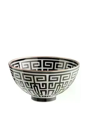 GINORI 1735 Labirinto Nero Bowl - Black