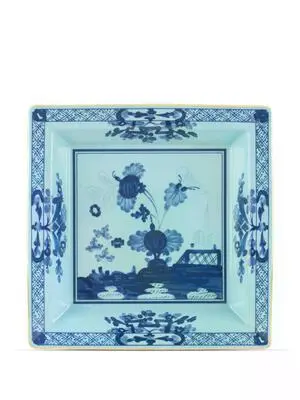 GINORI 1735 Oriente Italiano Square Plate - Blue