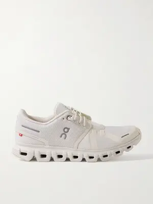 On Cloud 6 Mesh Sneakers - White