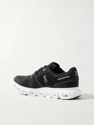 On Cloud 6 Mesh Sneakers - Black