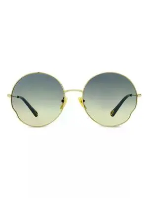 Chloé Joni Round-frame Sunglasses - Gold