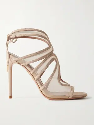 Paneled Sandals For Women