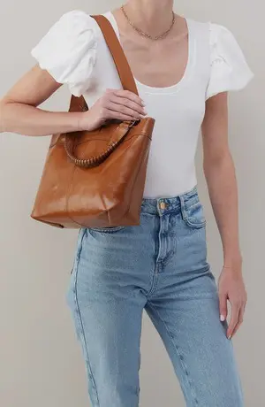 Hobo Medium Romy Leather Tote Bag