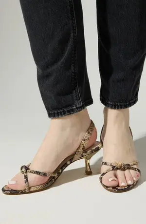 Yosi Samra Kaia Slingback Kitten Heel Sandal