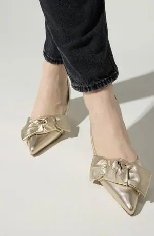 Yosi Samra Kaleigh Slingback Kitten Heel Pumps