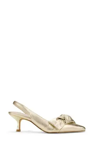 Yosi Samra Kaleigh Slingback Kitten Heel Pumps