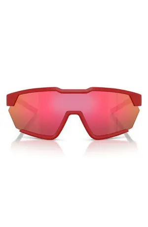 SCUDERIA FERRARI 41mm Irregular Sunglasses - Matte Red