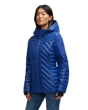 Pajar Esmay Lightweight Mixed Media Quilted Puffer
