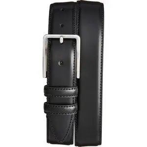 Nordstrom Travis Leather Belt - Black