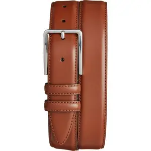 Nordstrom Nordstrom Travis Leather Belt Tan Chestnut