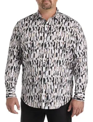 ROBERT GRAHAM BY DXL Big & Tall Pollard Sport Shirt