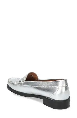 Mephisto Neda Penny Loafer - Silver