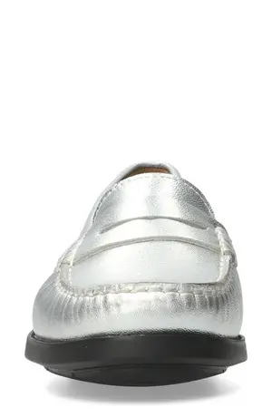 Mephisto Neda Penny Loafer - Silver