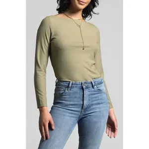 WEEKEND LOS ANGELES Arabella Ribbed Top - Bonsai
