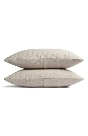 PARACHUTE Desert Set Of 2 Cotton Shams - Bone