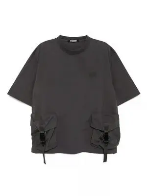 SPOONYARD Big Military Pockets T-shirt - Grey