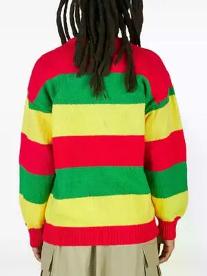 NICHOLAS DALEY Striped Crewneck Sweatshirt