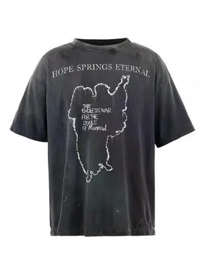 SAINT MXXXXXX Text-print T-shirt