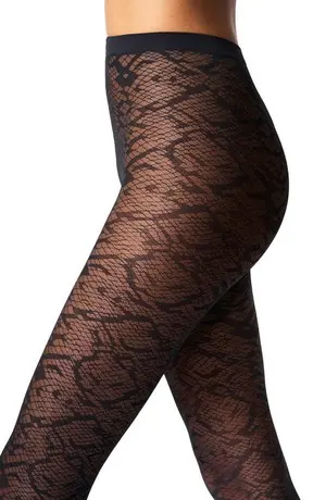 Wolford Snakeskin Print Tights