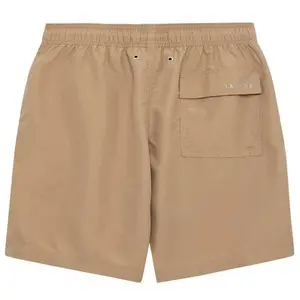 LE CLUB Le Club Resortwear 4-Way Stretch Swim Trunks Beige