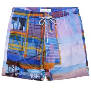LE CLUB 4-way Stretch Swim Trunks - Multi