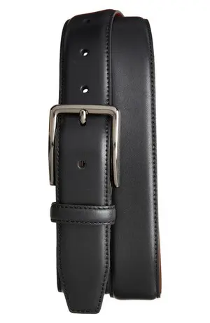 Nordstrom Tarek Leather Belt - Black