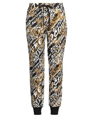 Versace Printed Cotton Track Pants - Black