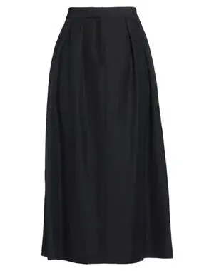 Fabiana Filippi Midi Flared Pleated Skirt - Black