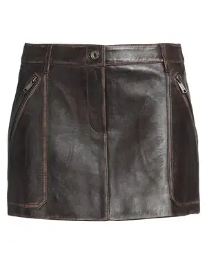Michael Kors Mini Lambskin Pencil Skirt