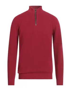 TOMBOLINI Turtleneck Lightweight Knit Half-zip Top