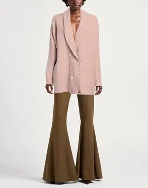 Elisabetta Franchi Cardigan In Cotton, Polyamide And Elastane
