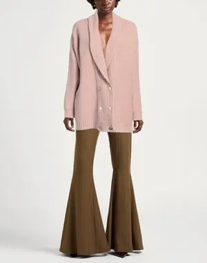 Elisabetta Franchi Cardigan In Cotton, Polyamide And Elastane