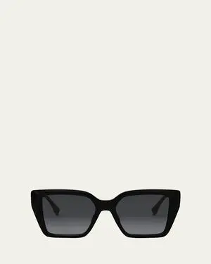 Fendi FF Diamonds FE40161I Square Sunglasses Black