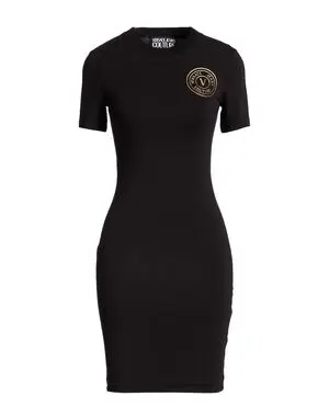 Versace Mini T-shirt Dress - Black