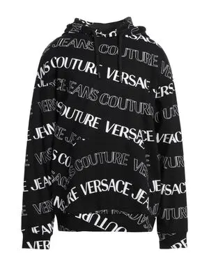 Versace Military Cotton Sweatshirt - Black