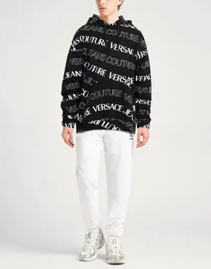 Versace Military Cotton Sweatshirt - Black