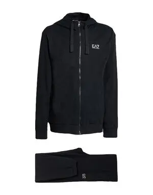 EA7 Tracksuit In Cotton And Elastane - Blue