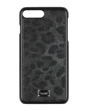 Dolce & Gabbana Covers & Cases Charcoal Cotton, Polyurethane, Plastic, Polyester - Grey