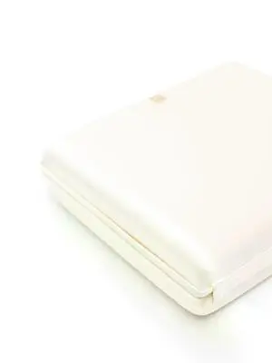 TOTEME Satin Box Clutch - Neutrals