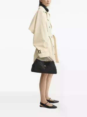 TOTEME T-lock Woven Tote Bag - Black