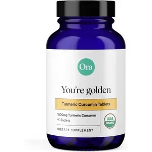 ORA ORGANIC You're Golden: Turmeric Tablets 90 Tablets - One-color