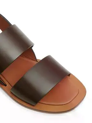MANSUR GAVRIEL Double Strap Sandals - Brown