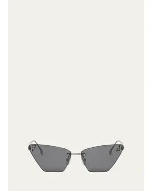 Fendi Fe4160us Cat-eye Sunglasses - Grey