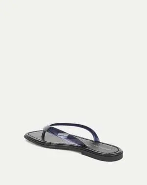 Veronica Beard Clea Jelly Flip-flop Sandal - Navy