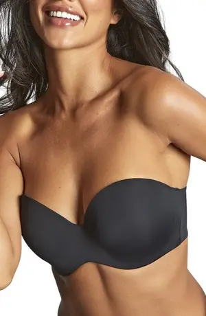 Panache 365 Underwire Smooth & Seamless Everyday Strapless Bra Black