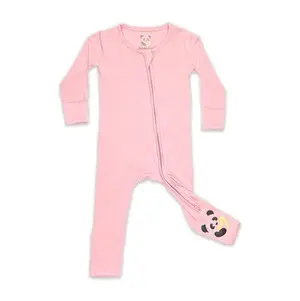 BELLABU BEAR Convertible Footie - Dusty Rose