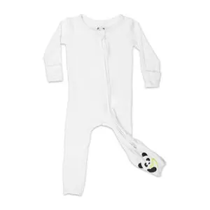 BELLABU BEAR Convertible Footie - Milk White