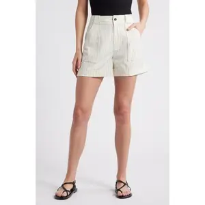 Rails Maryam Pinstripe Cargo Shorts