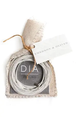 EMERSON & OLIVER Dia Sterling Bracelets - Silver