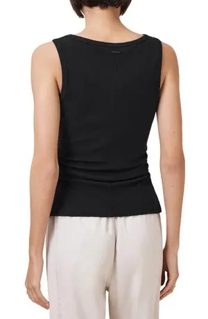 ALLSAINTS Katarina Stretch Cotton Tank Top - Black